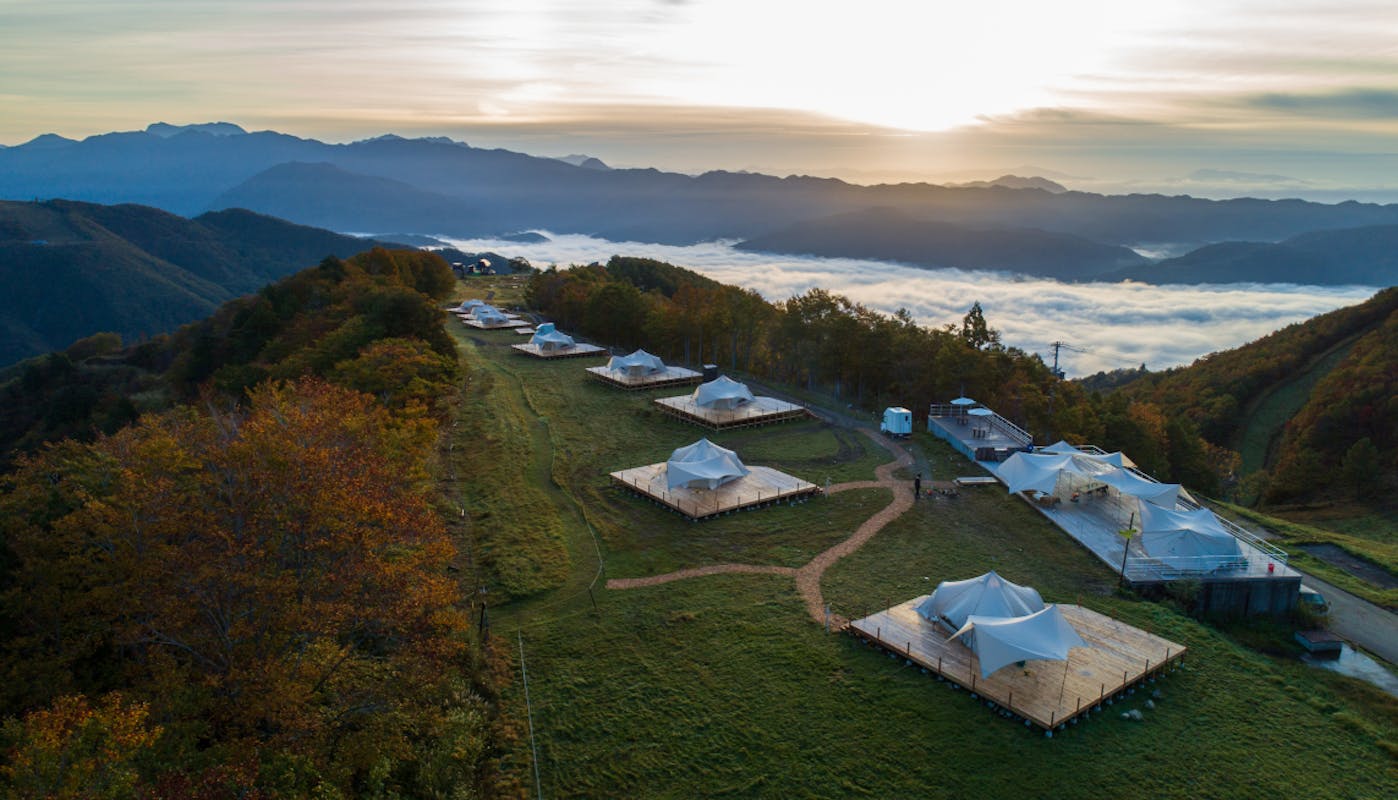 山の絶景を満喫！自然の中でグランピングができる宿 一休コンシェルジュ